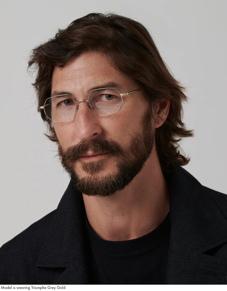 Ahlem Triomphe - RX Peony Gold | Eyeglasses | Black Optical